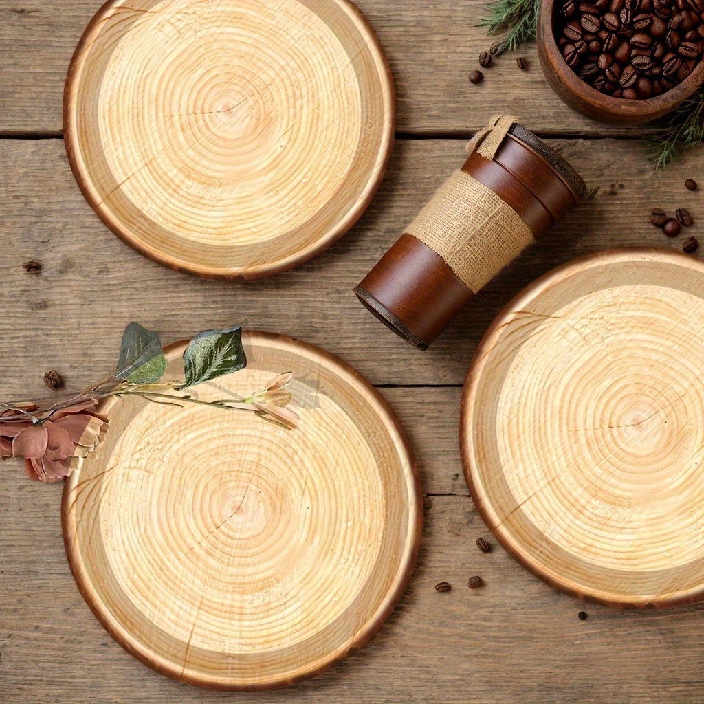 bamboo plates sold on Temu Australia