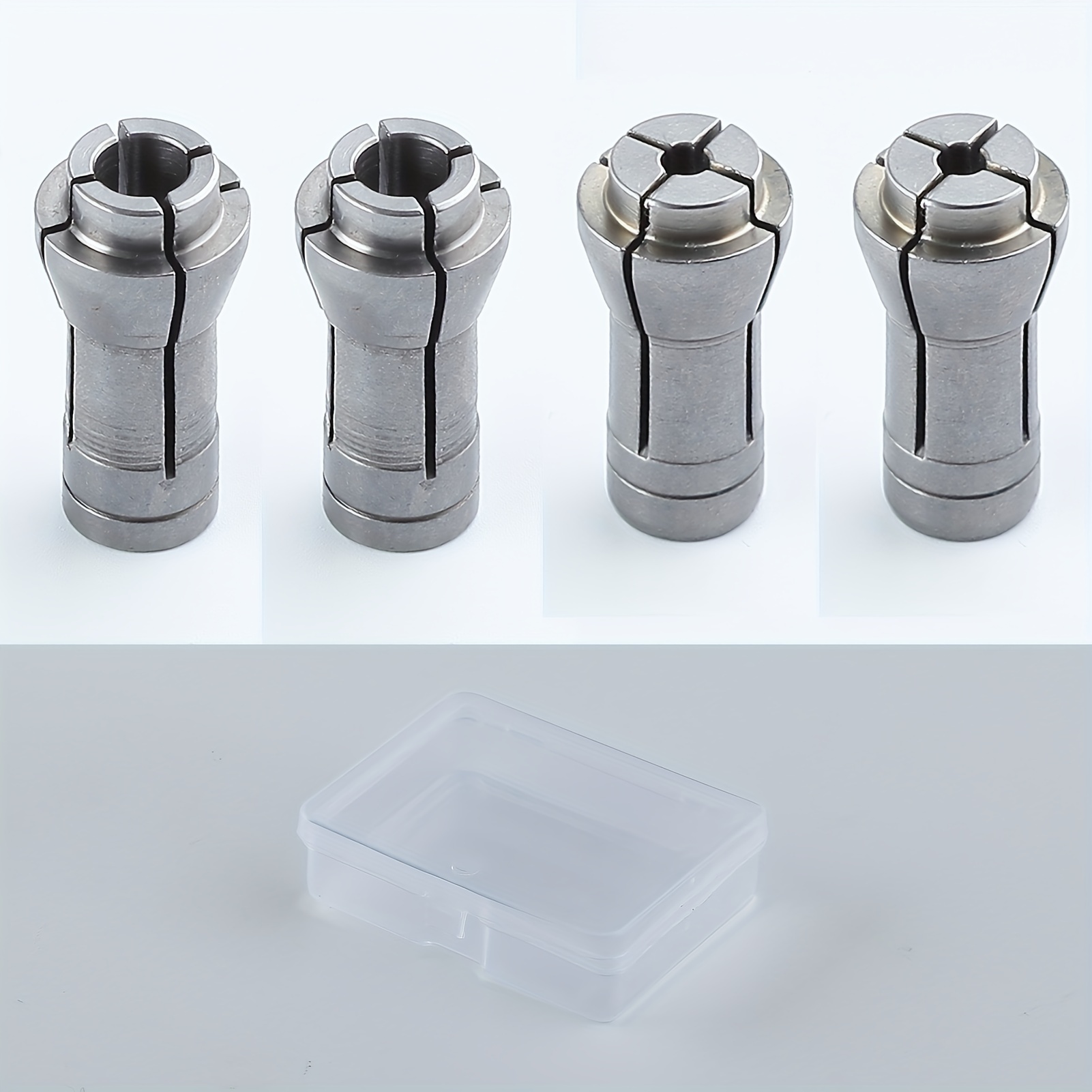 4-piece Die Grinder Collet Adapter Set - 1/4" To 1/8" Chuck Conversion ...