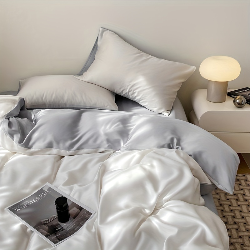 Summer Luxury Soft & Breathable 4-piece Bedding Set - Includes Duvet ...