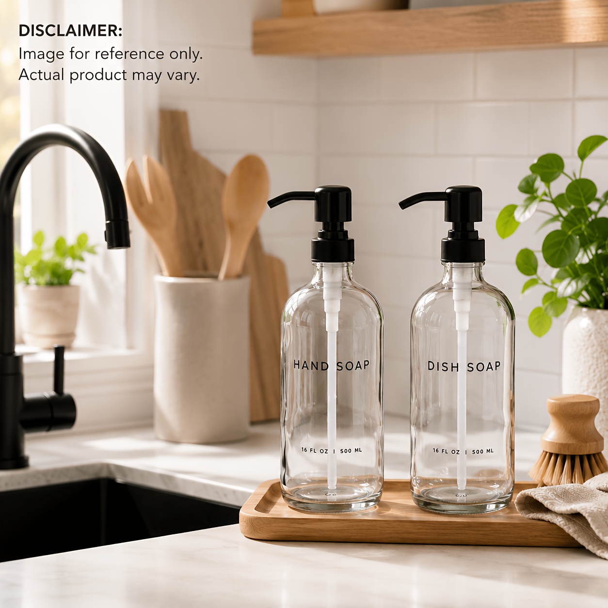 glass bottles with pump sold on Temu United States