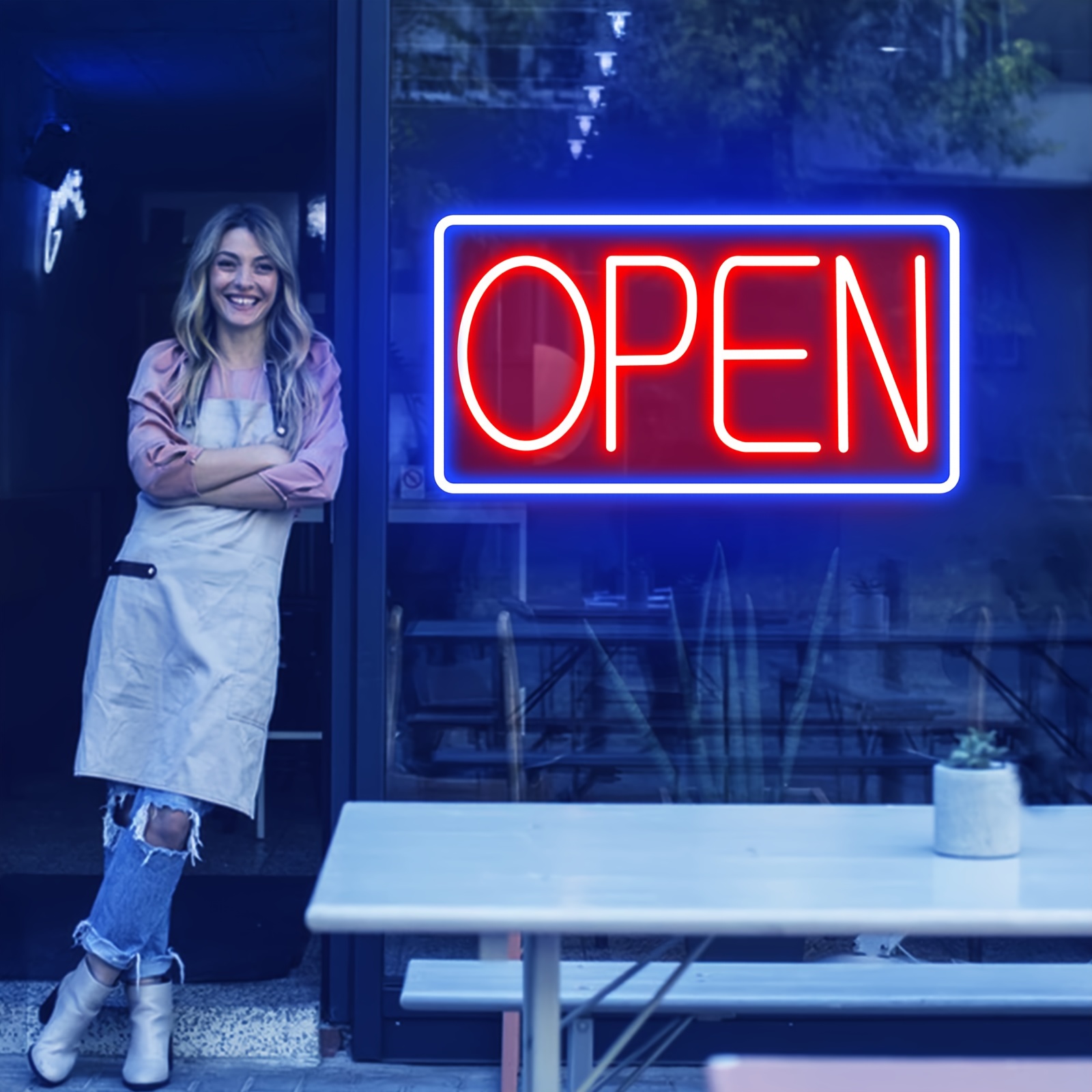 open sign sold on Temu United States