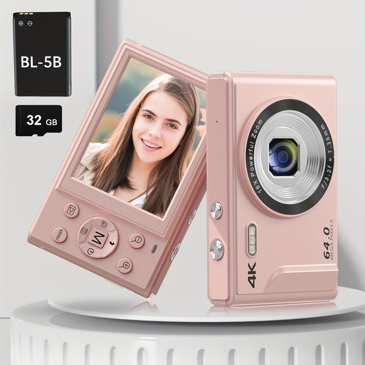 digital cameras sold on Temu United States