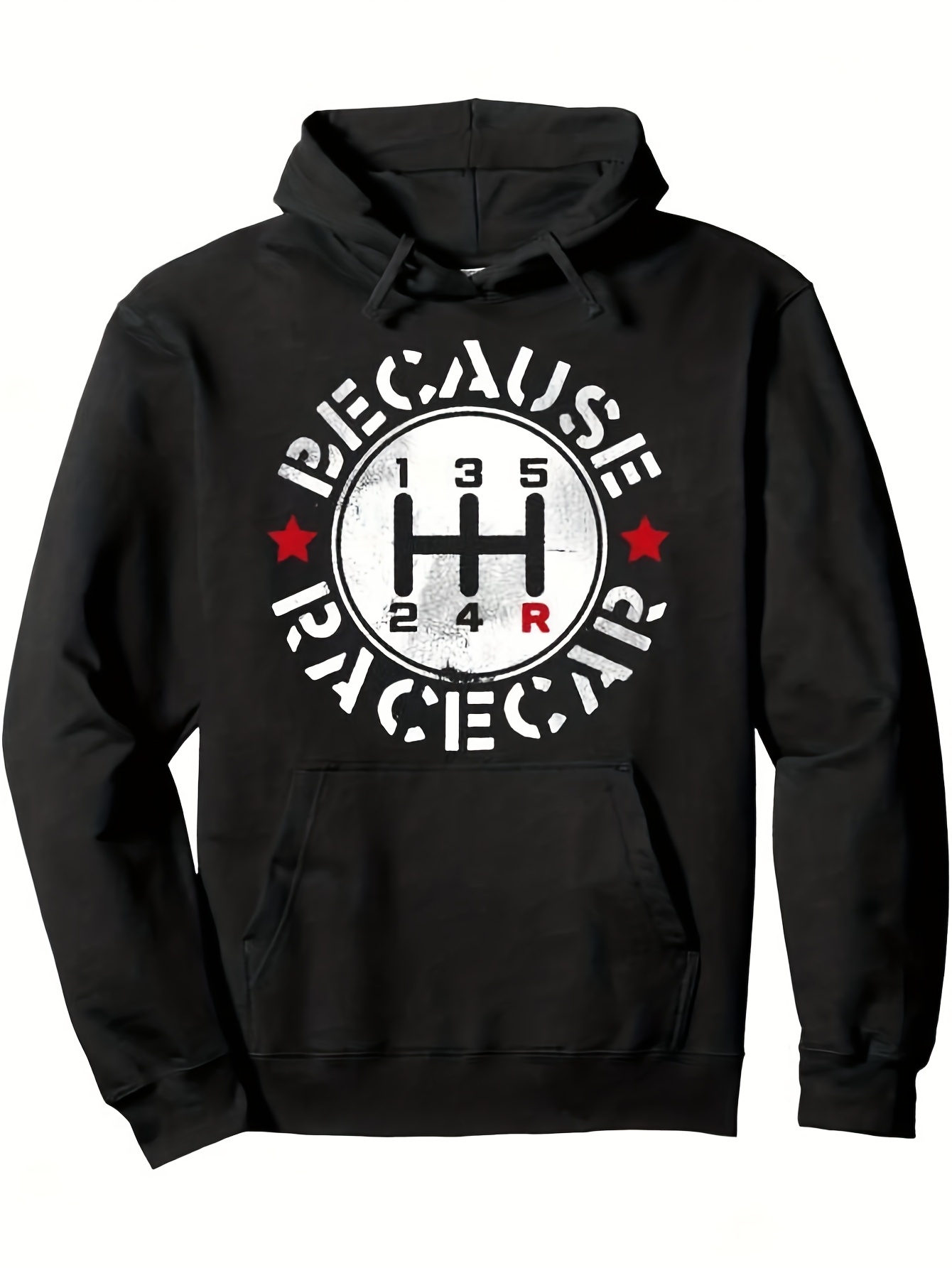 gear shifter hoodie sold on Temu United States