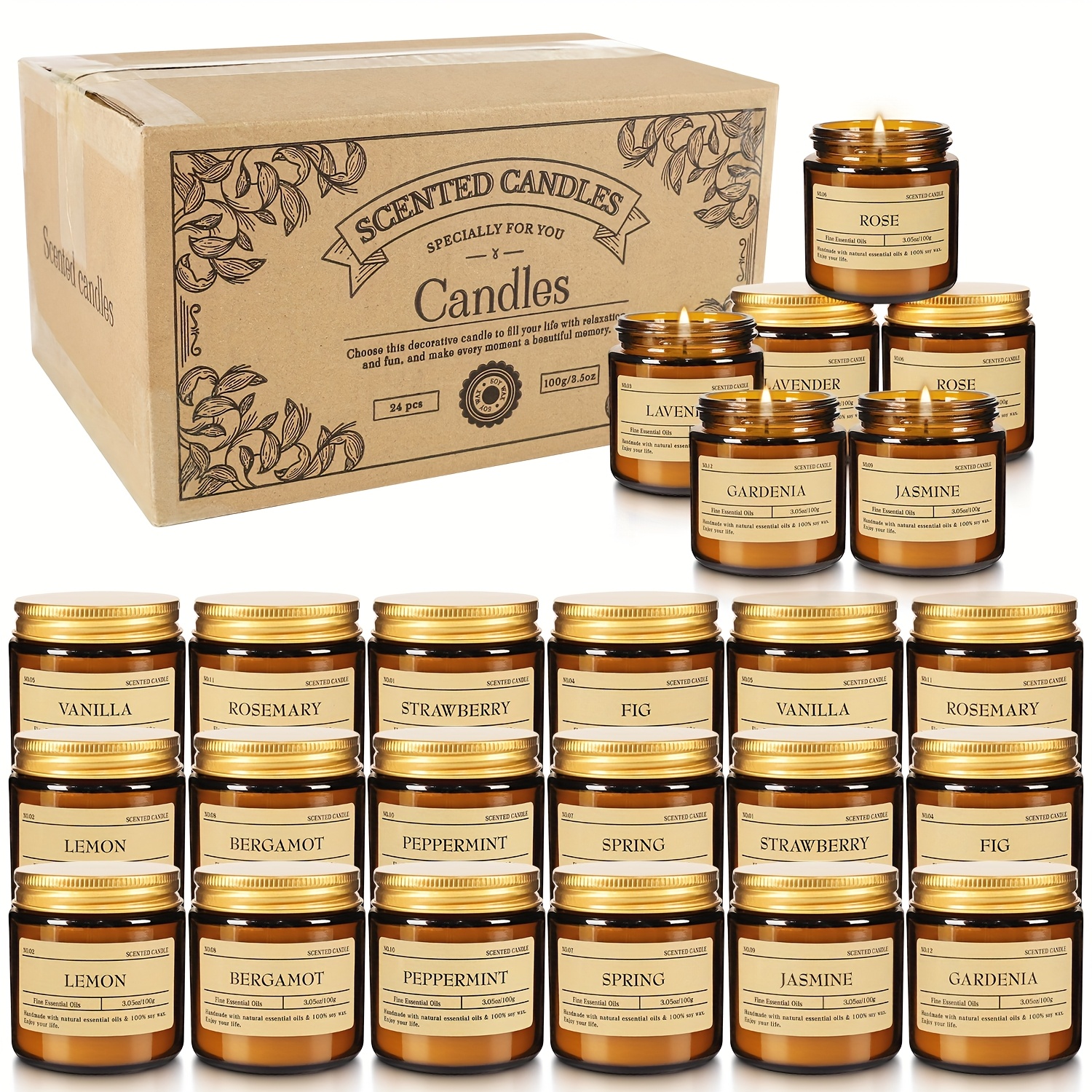 candles sold on Temu United States