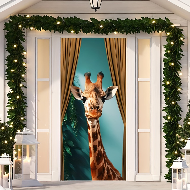 Giraffe Door Set Boy Girls Birthday Party - Temu