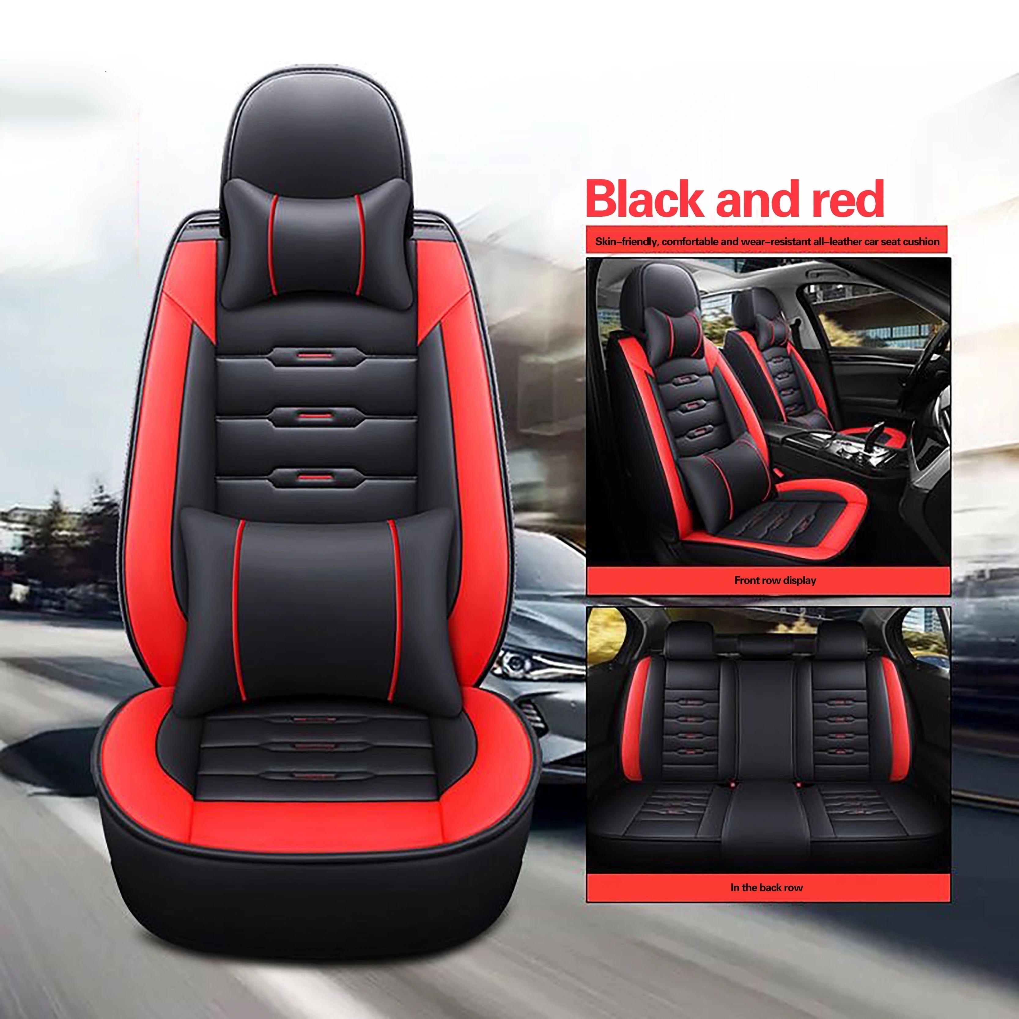 resistant Pu Leather Car Seats Covers 5 Seats - Temu