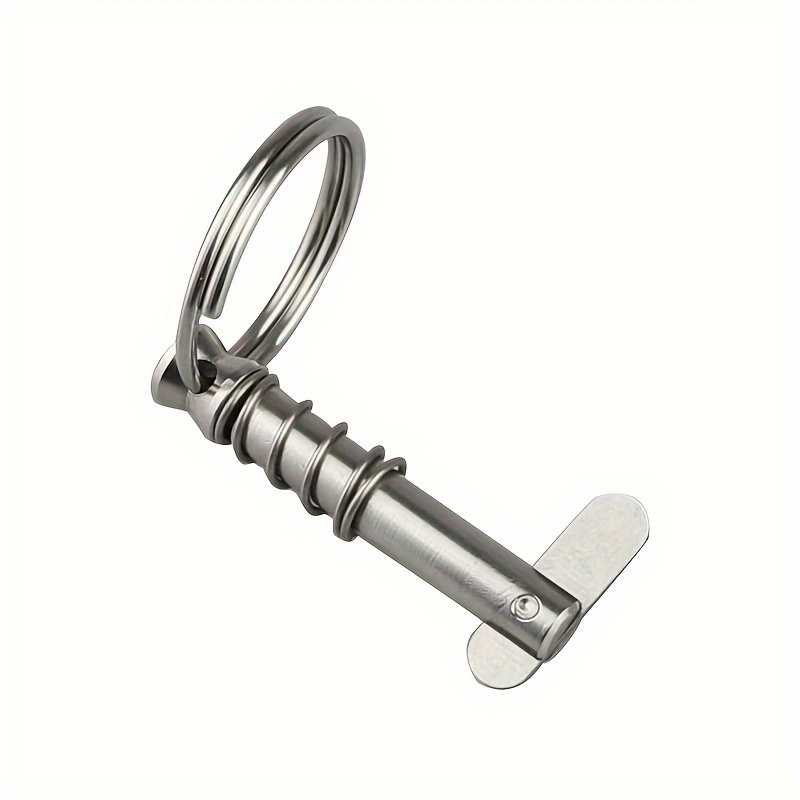 Stainless Steel Spring Pin Locking Fastener With Pull Ring - Industrial ...