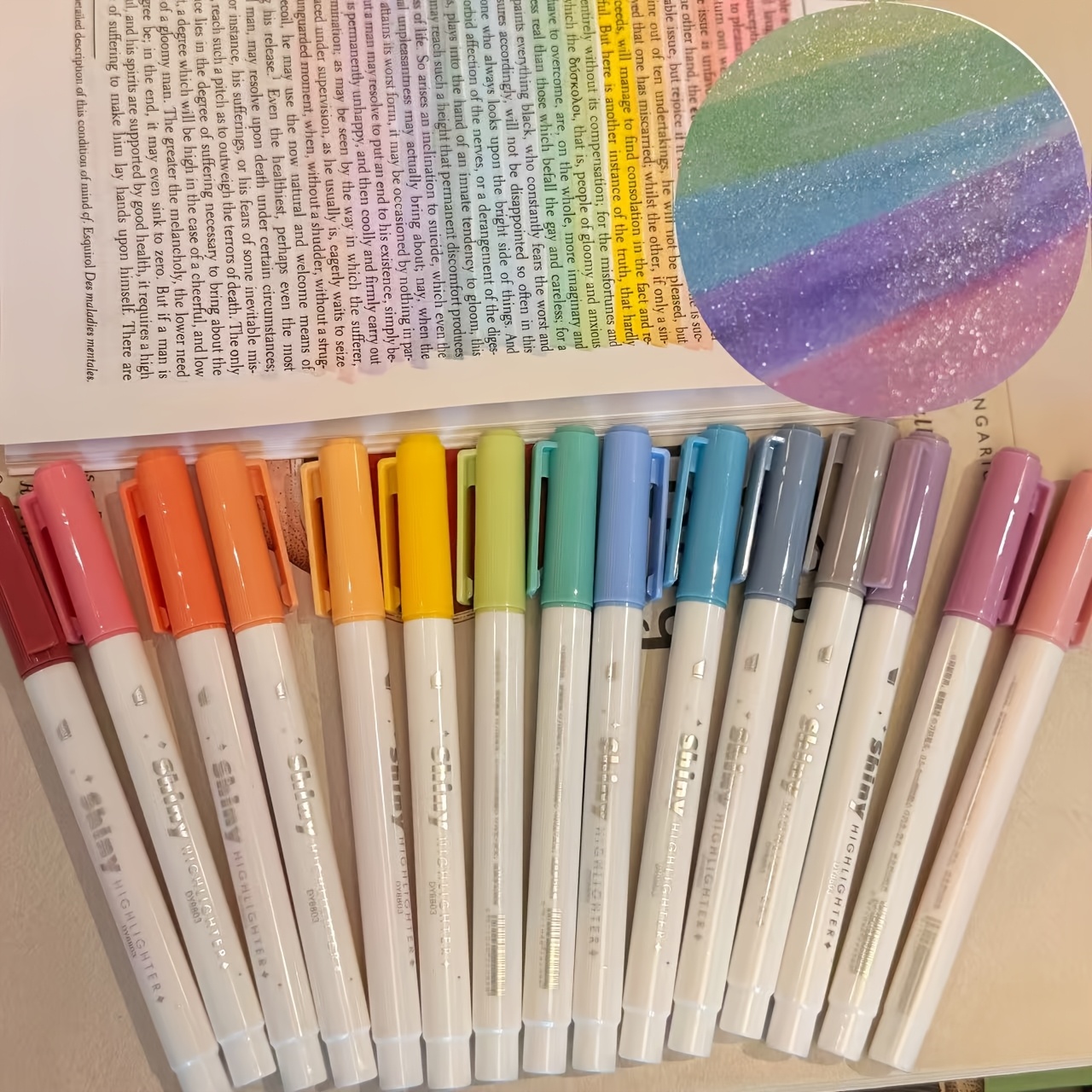 highlighter pens sold on Temu United States
