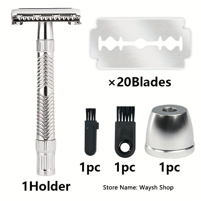 Manual Shaver Double Edge Safety Razor Classic Shaving Razor - Temu ...