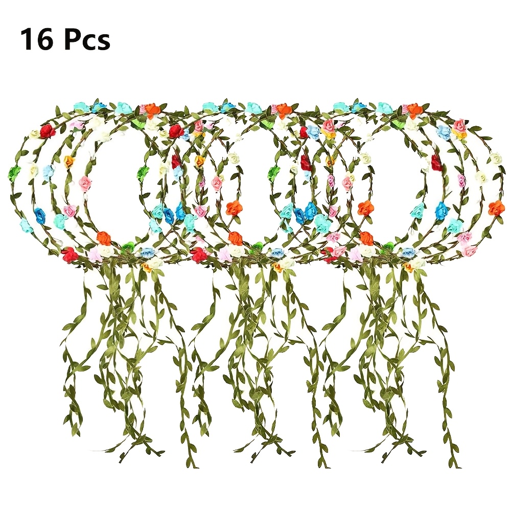 flower crowns sold on Temu United States
