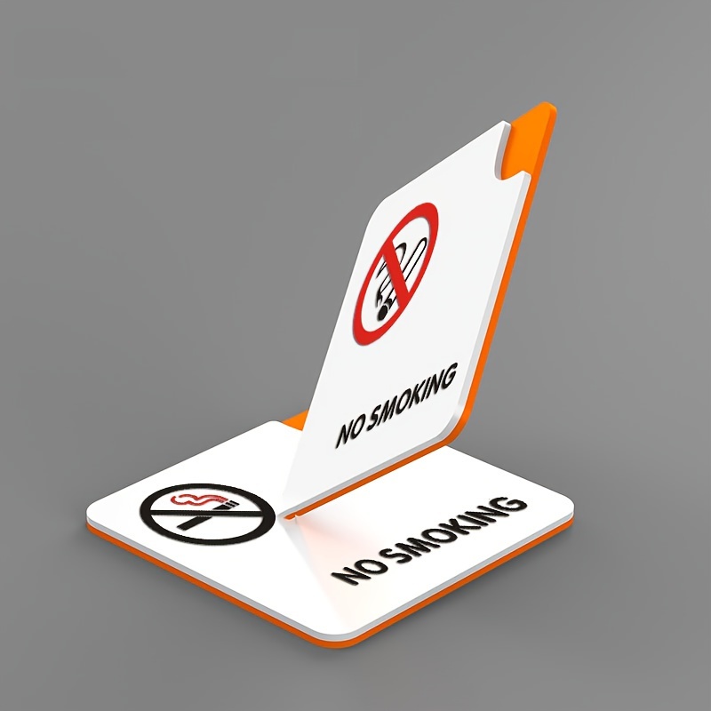 No Smoking Signs Acrylic Warning Signs Public Area Warning - Temu Australia