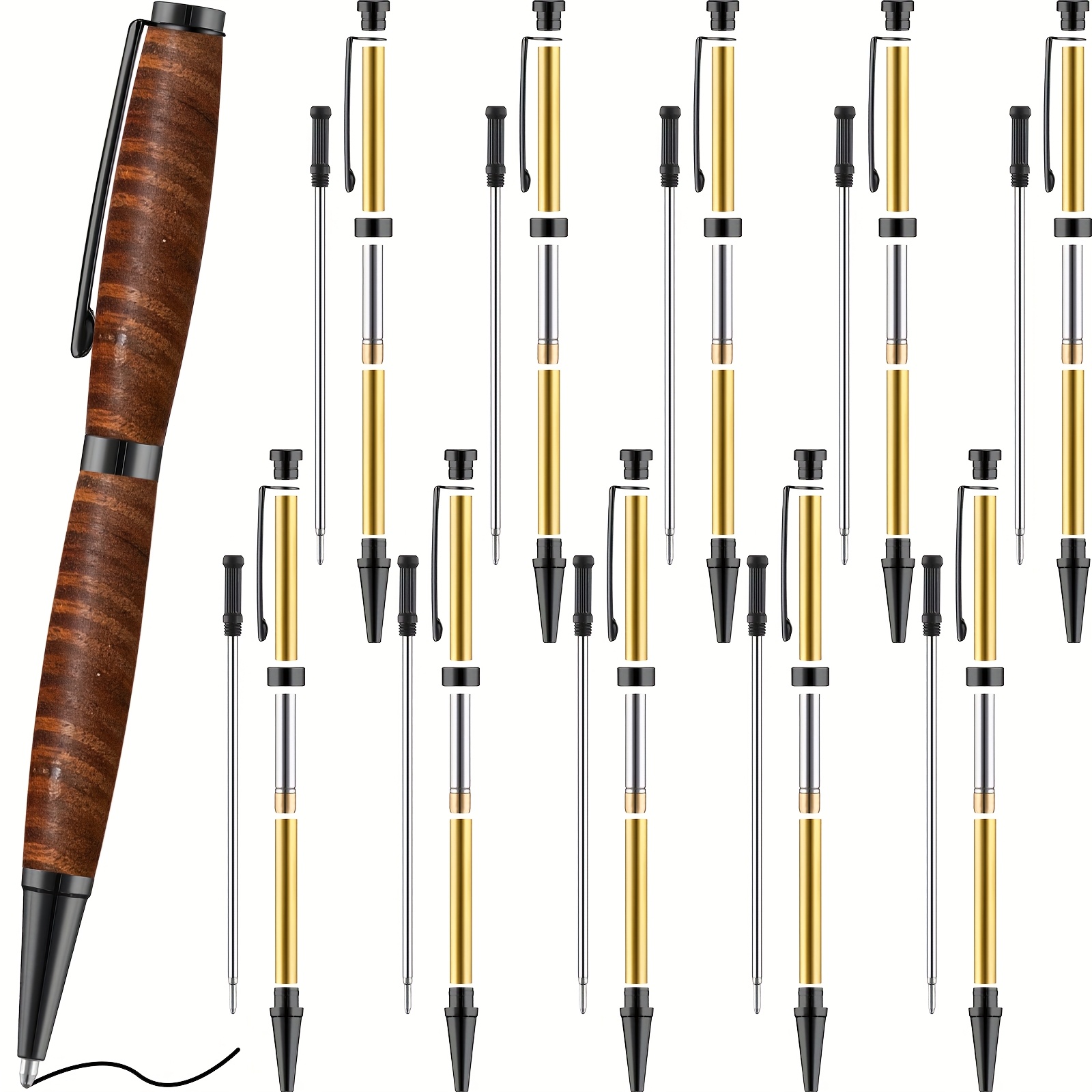 Parker Pen 10 Set Pen Making Kit With Exotic Wood Blanks - DIY ...