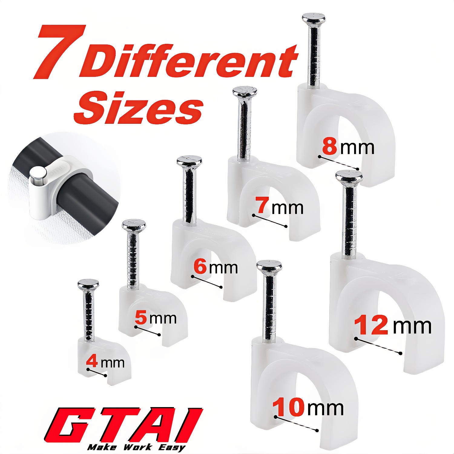 cable clips sold on Temu United States