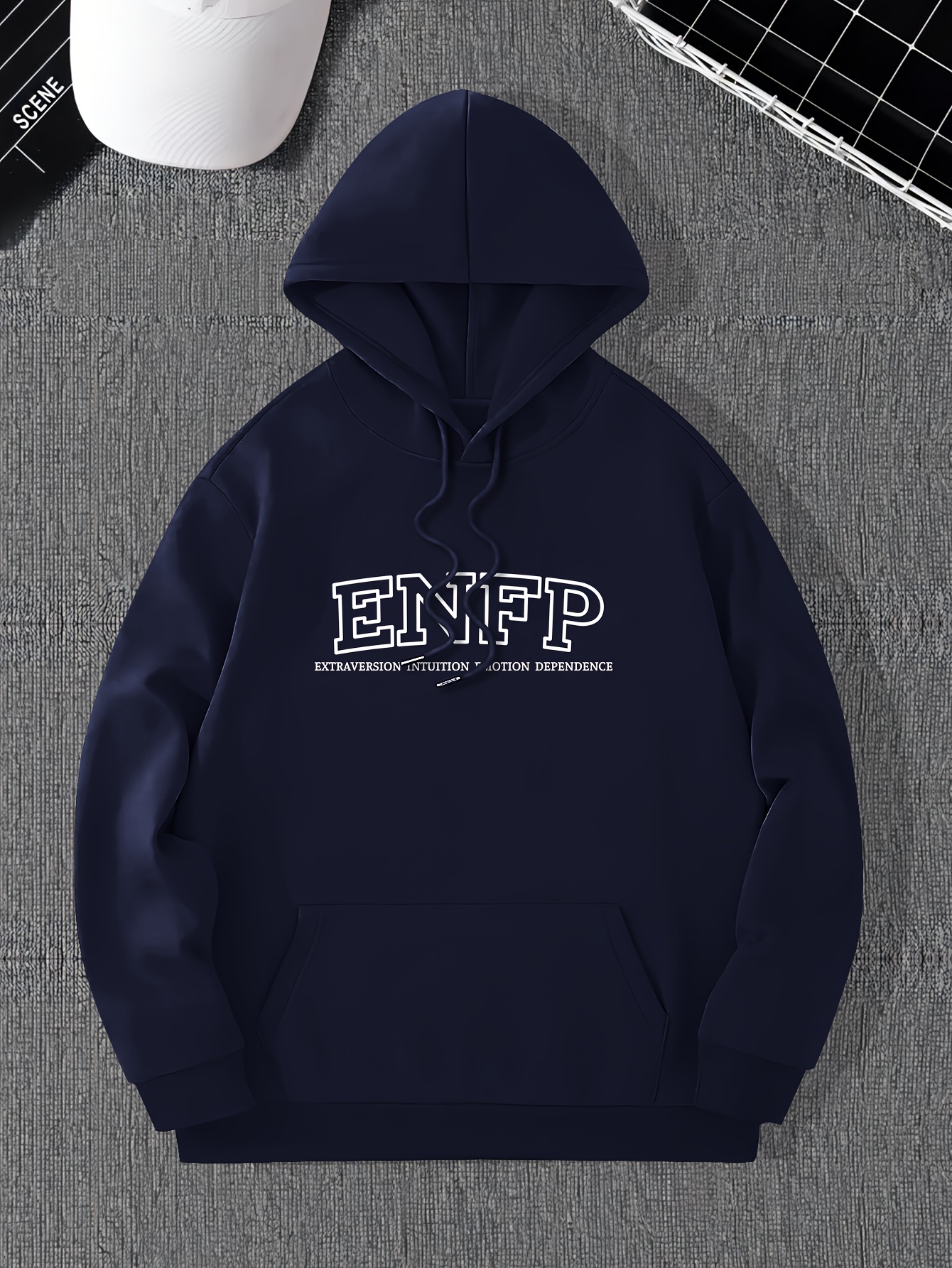 Enfp Letter Mbti Element Print Men's Hoodie Fashion Loose - Temu Denmark