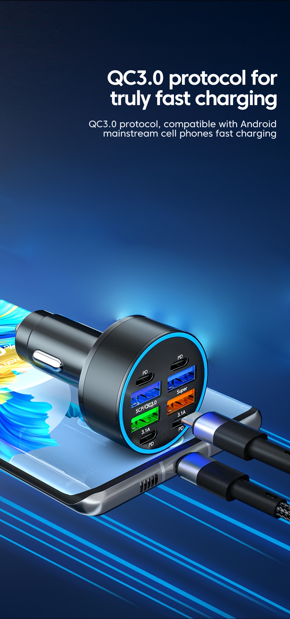 Multi port Adapter Qc3.0 Pd Usb Type B Female - Temu Canada