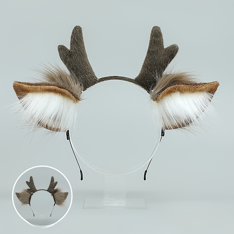 Antler Headband Deer Horns Headband Headpiece Halloween Christmas ...