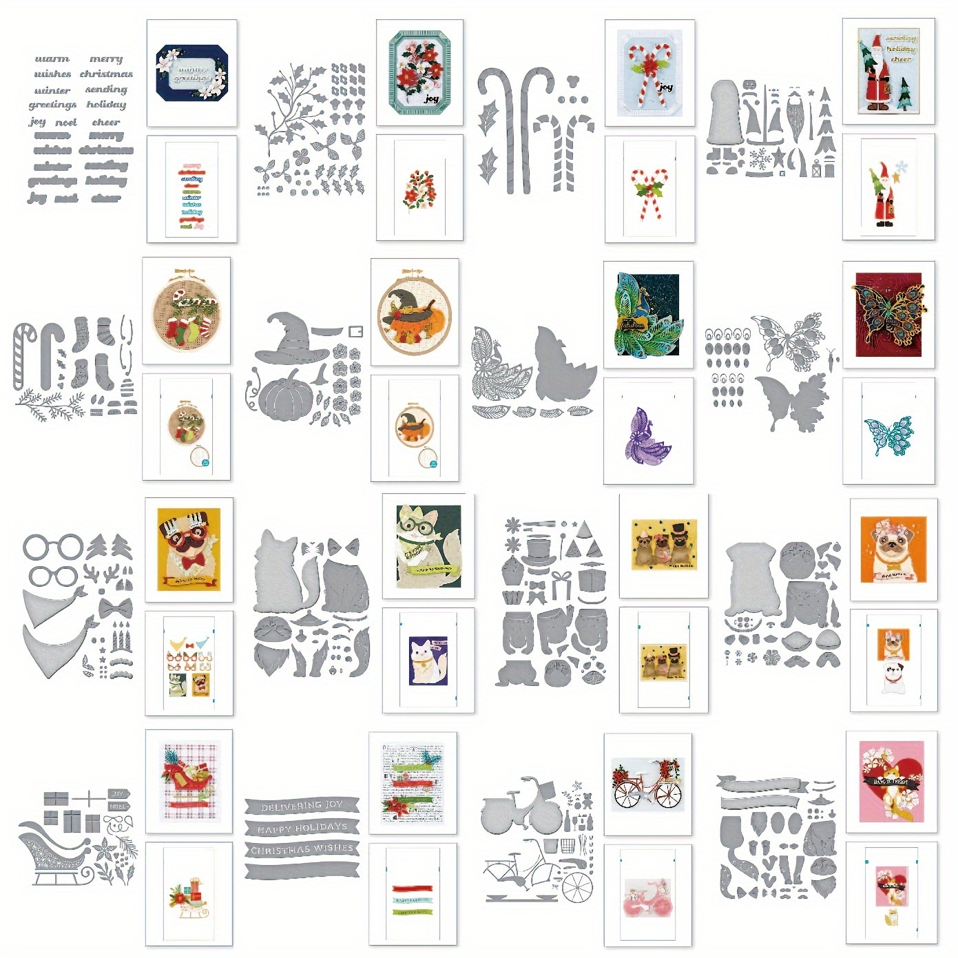 Metal Cutting Dies Scrapbook Embossing Dies Paper Card - Temu