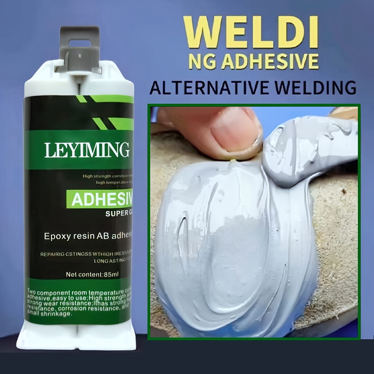 Metal Filled Epoxy Ab Adhesive, Super Strong Waterproof Putty For ...