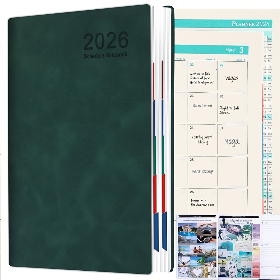 TEMU In 2026: Daily Planner And Calendar Diary – 400 Pages Management ...