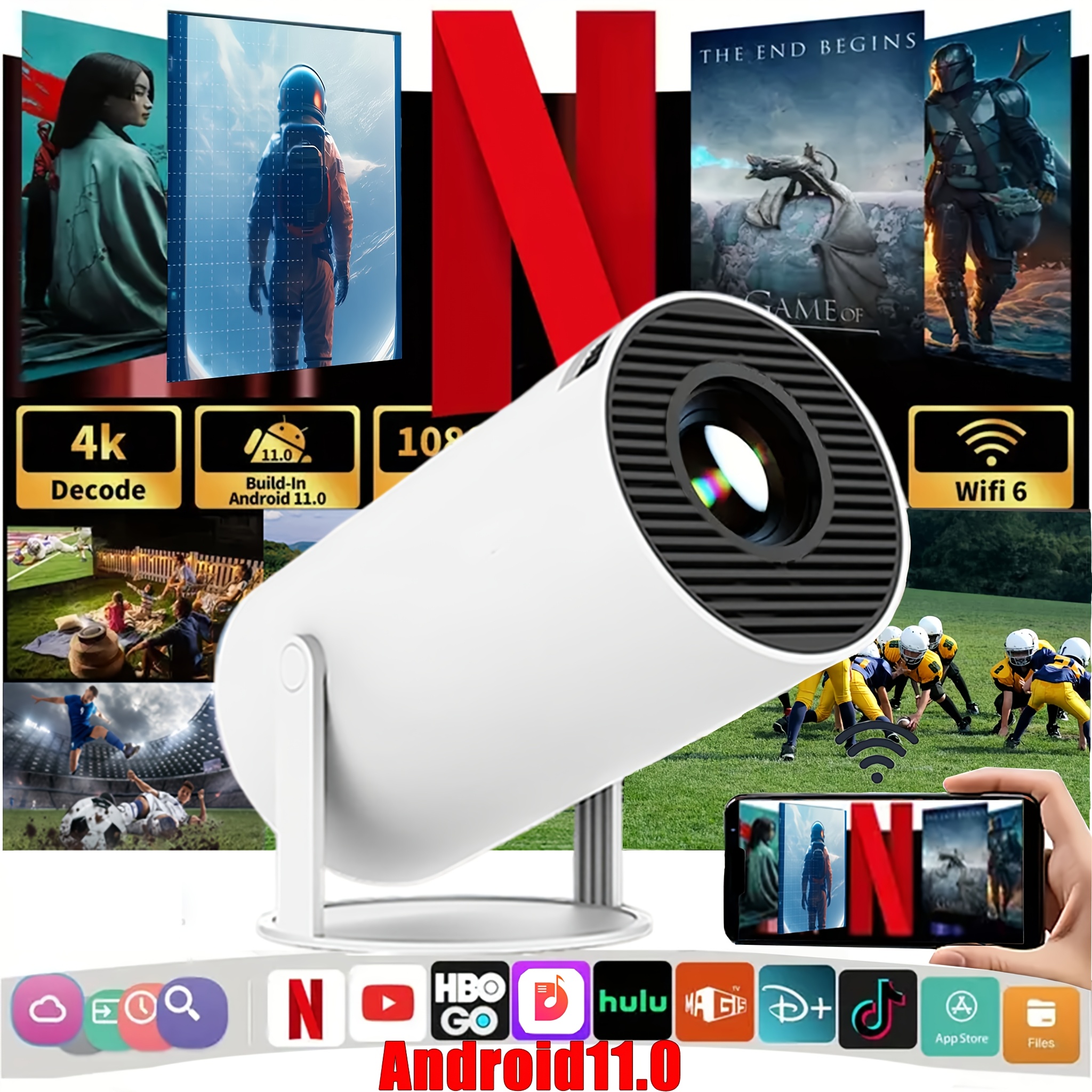 projector sold on Temu United States