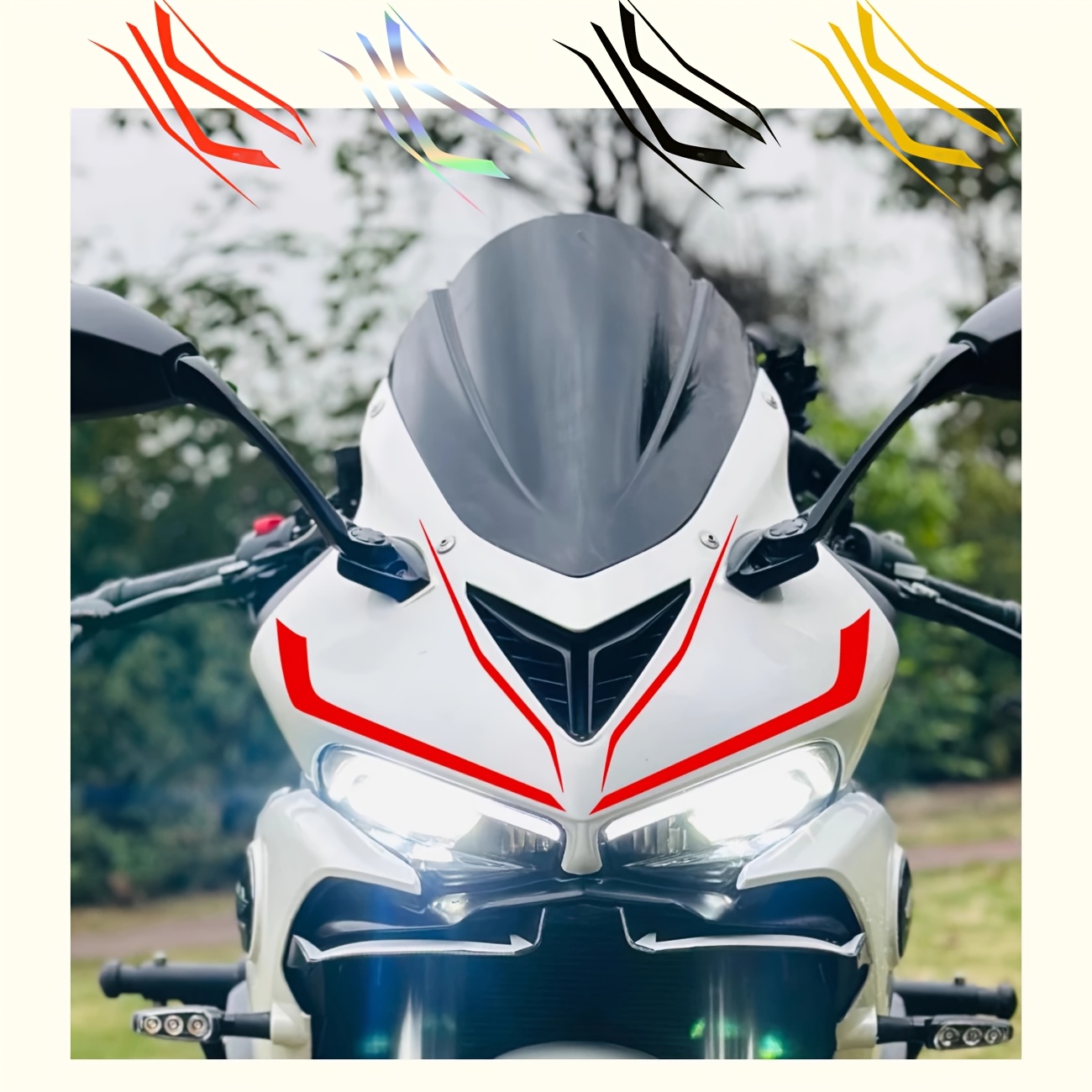 decals for motorcycle sold on Temu United States