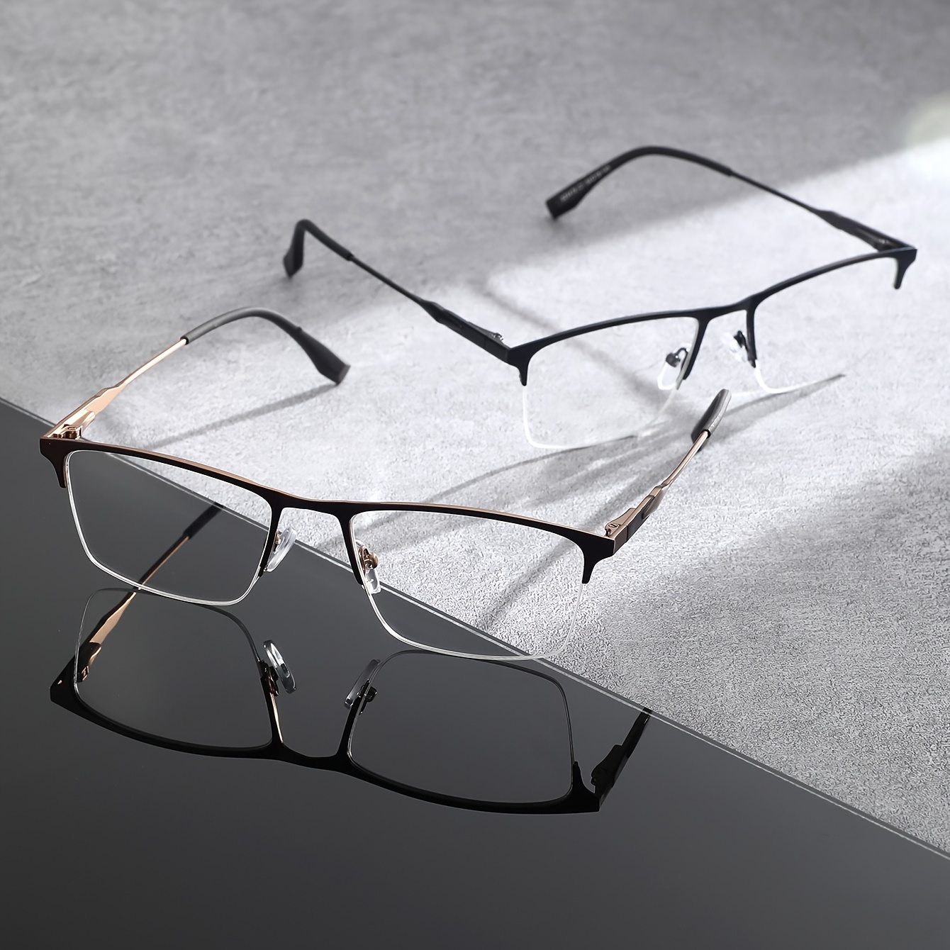 glasses titanium sold on Temu United States
