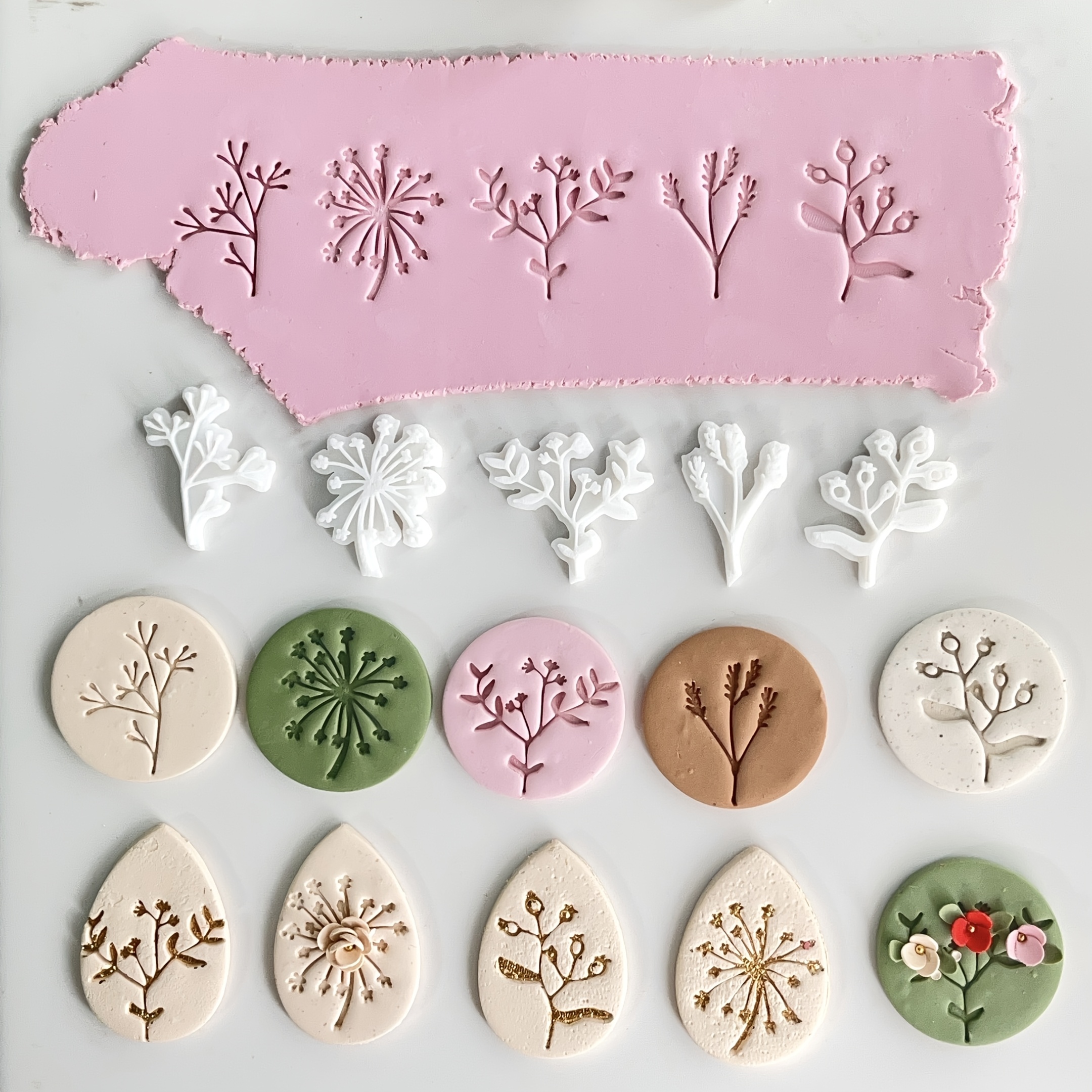 Stamps And Molds Polymer Clay