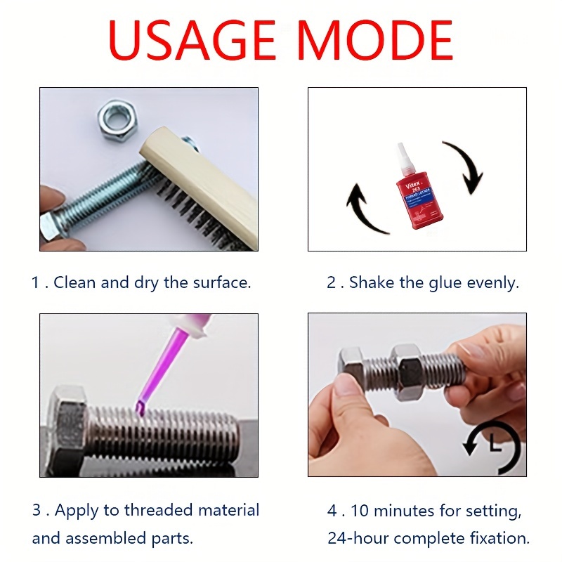 263 High Strength Thread Locker Adhesive Metal - Temu South Africa