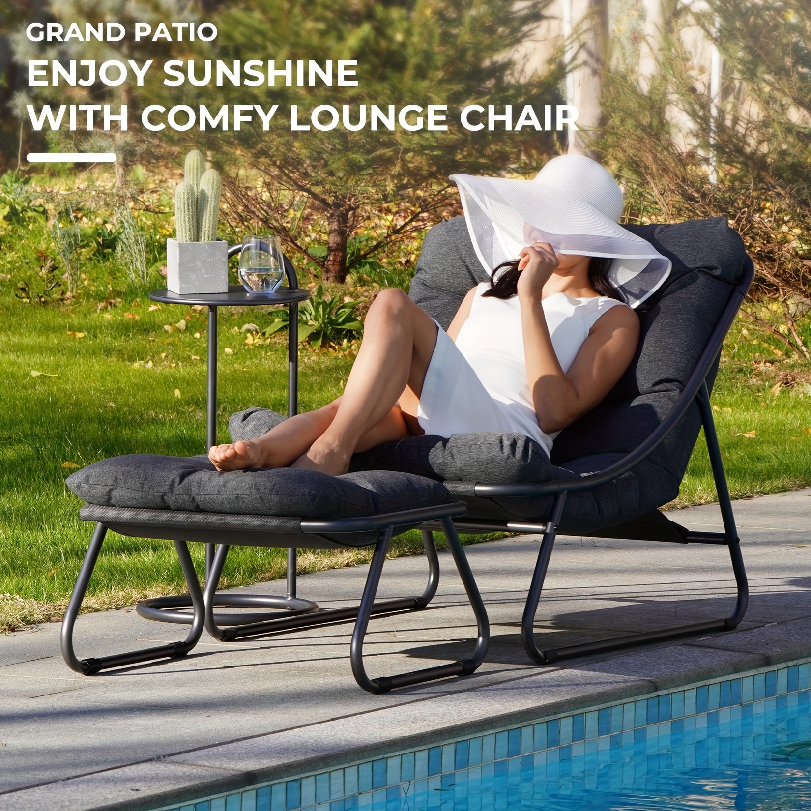 Comfortable lounge chair outdoor store