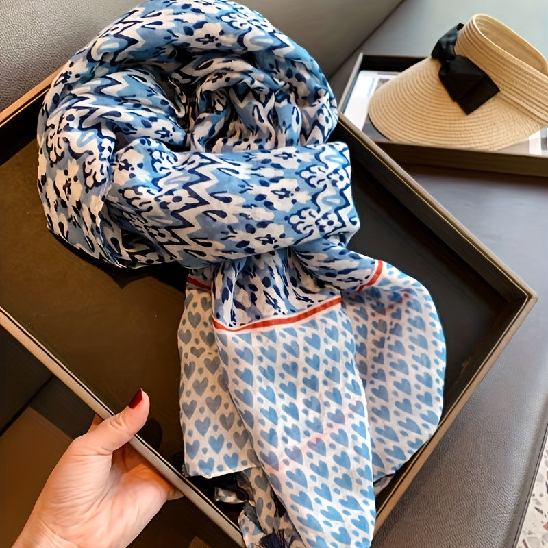 Fresh Natural Texture Seasons Scarf Bali Yarn Solid Color - Temu Australia