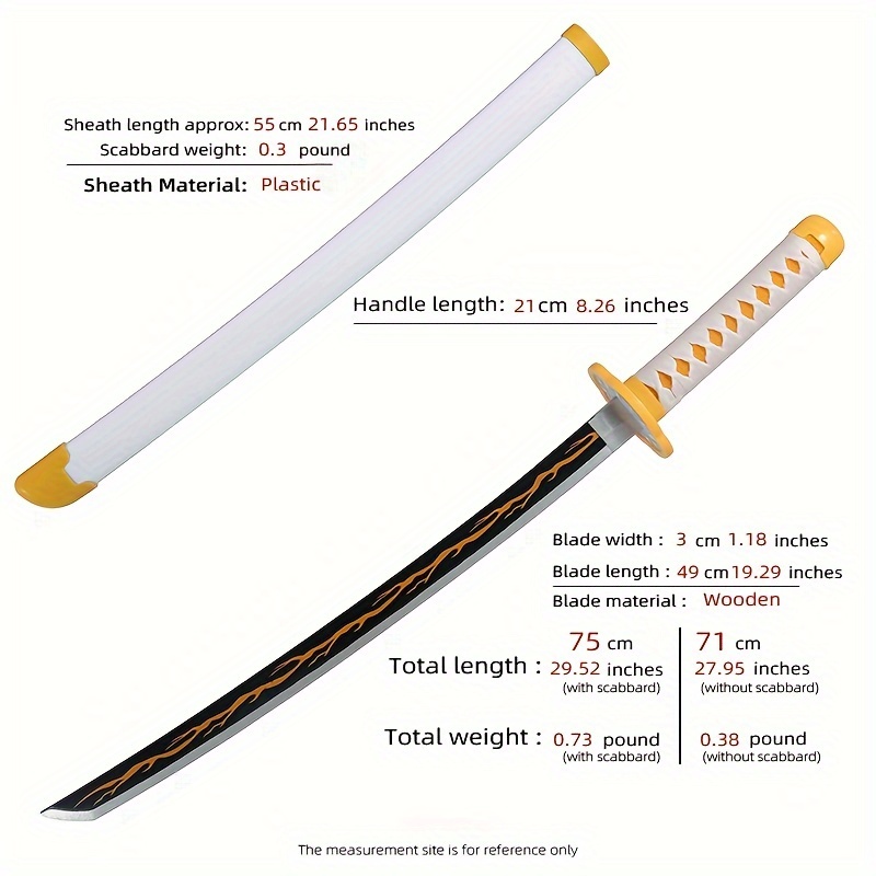 Delicate Cool Handmade Anime Sword Model Yellow White - Temu Kuwait