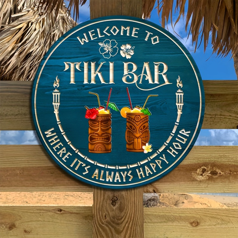 Wooden Bar Welcome Sign Hanging Rope Multifunctional - Temu