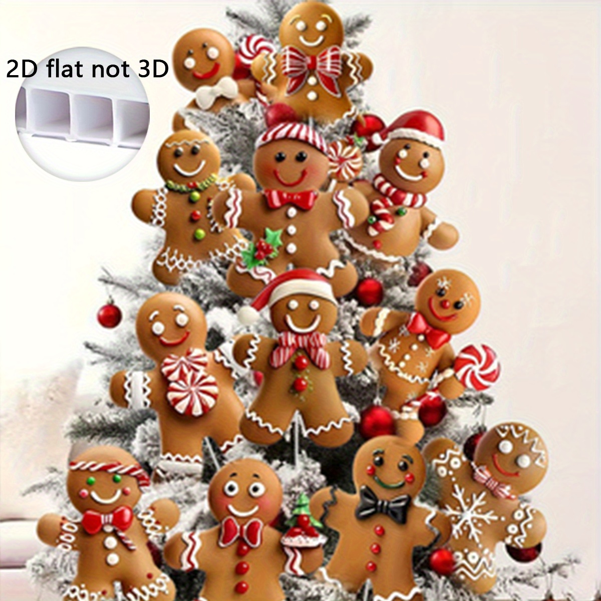 gingerbread ornaments sold on Temu United States