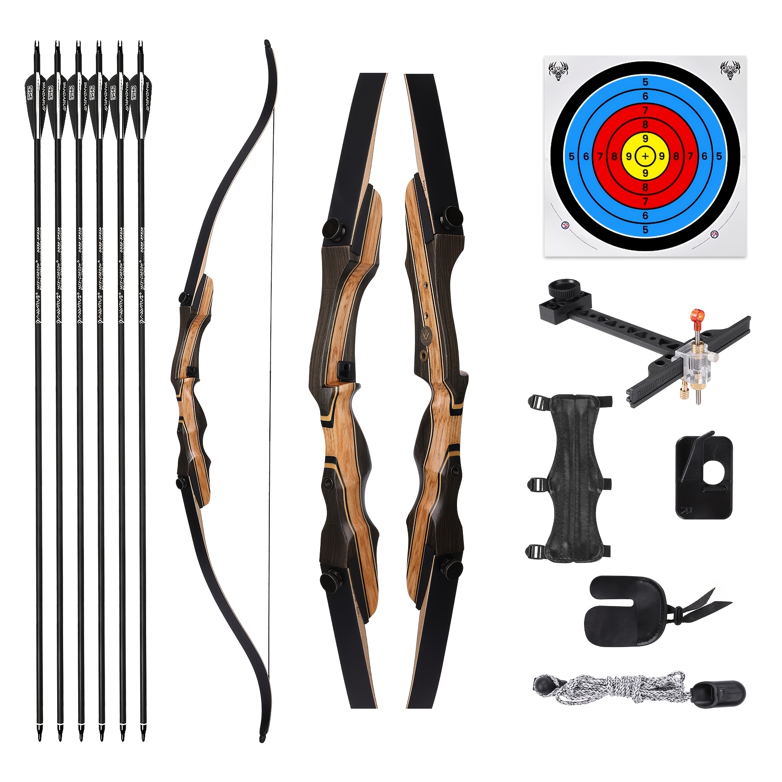 archery gear sold on Temu United States