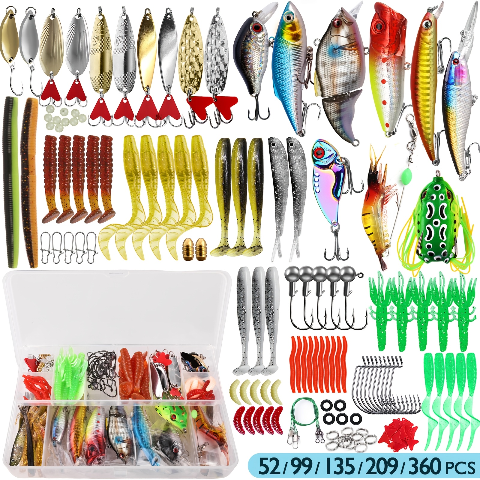 fishing lures sold on Temu United States
