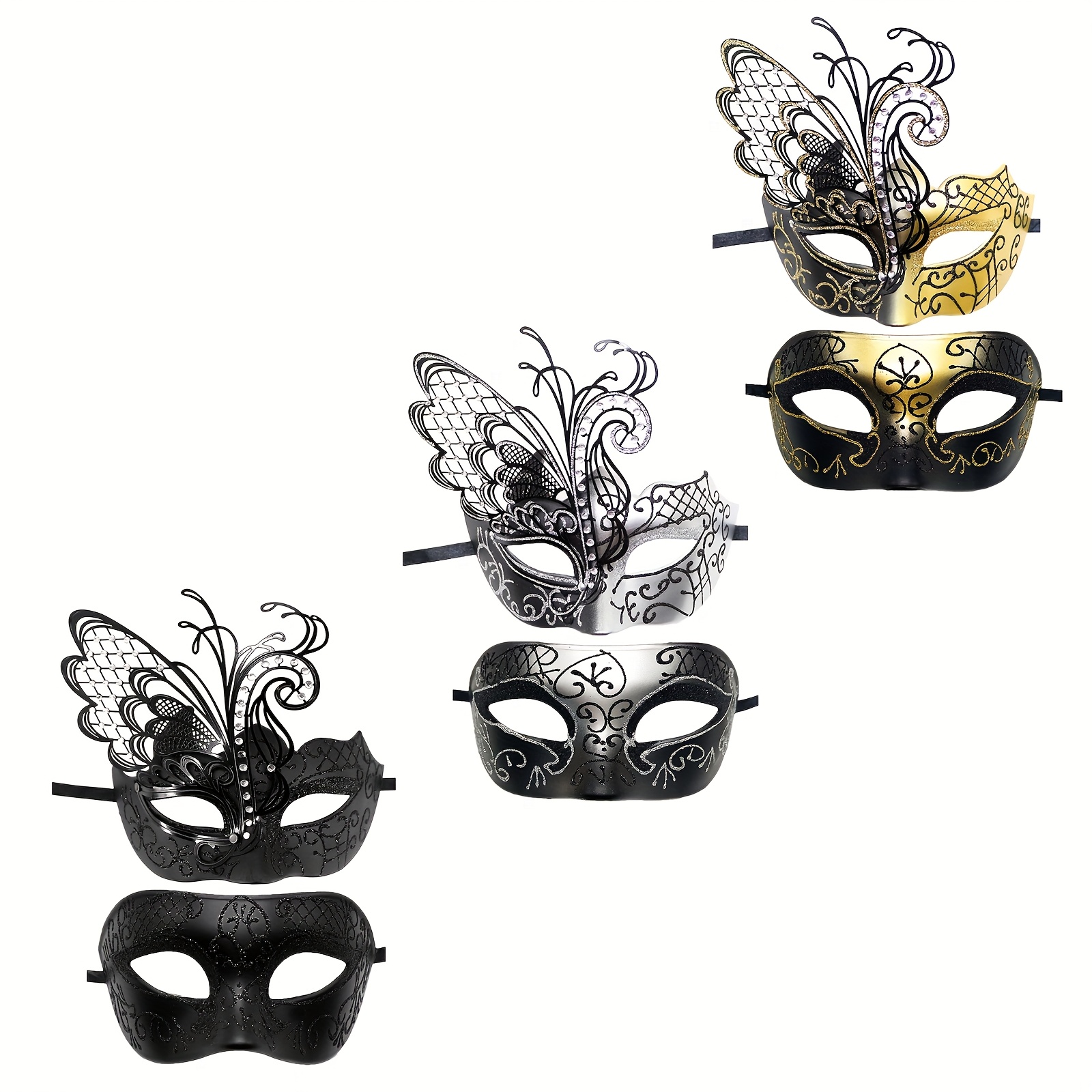 masquerade masks sold on Temu United States