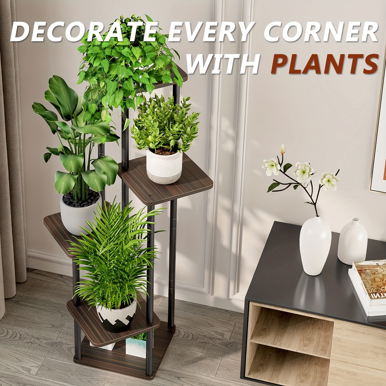 indoor plant stands sold on Temu United States