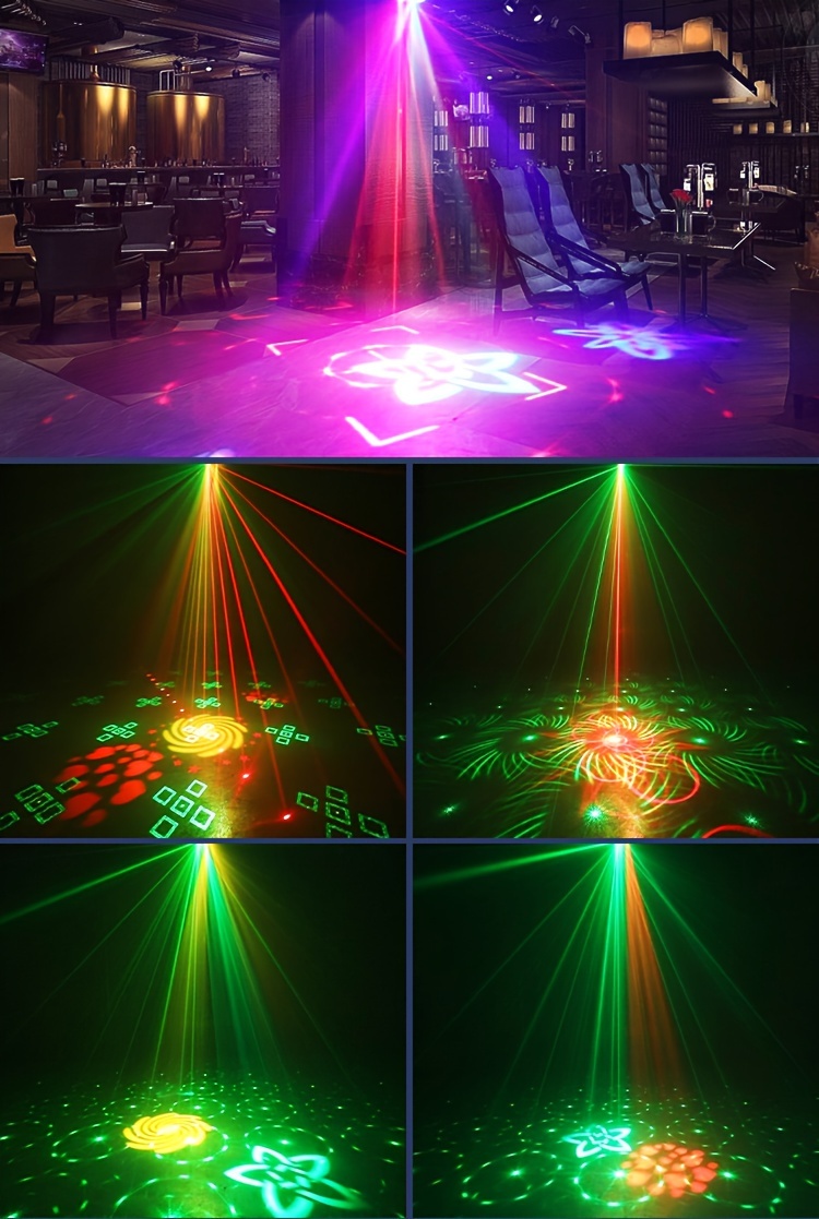 Usb Party Lights Led Stage Lights Remote Control Small Size - Temu