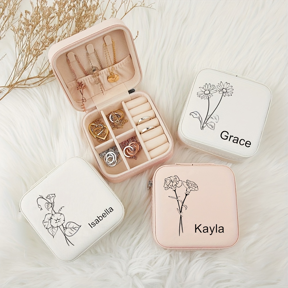 leather jewellery box sold on Temu United States