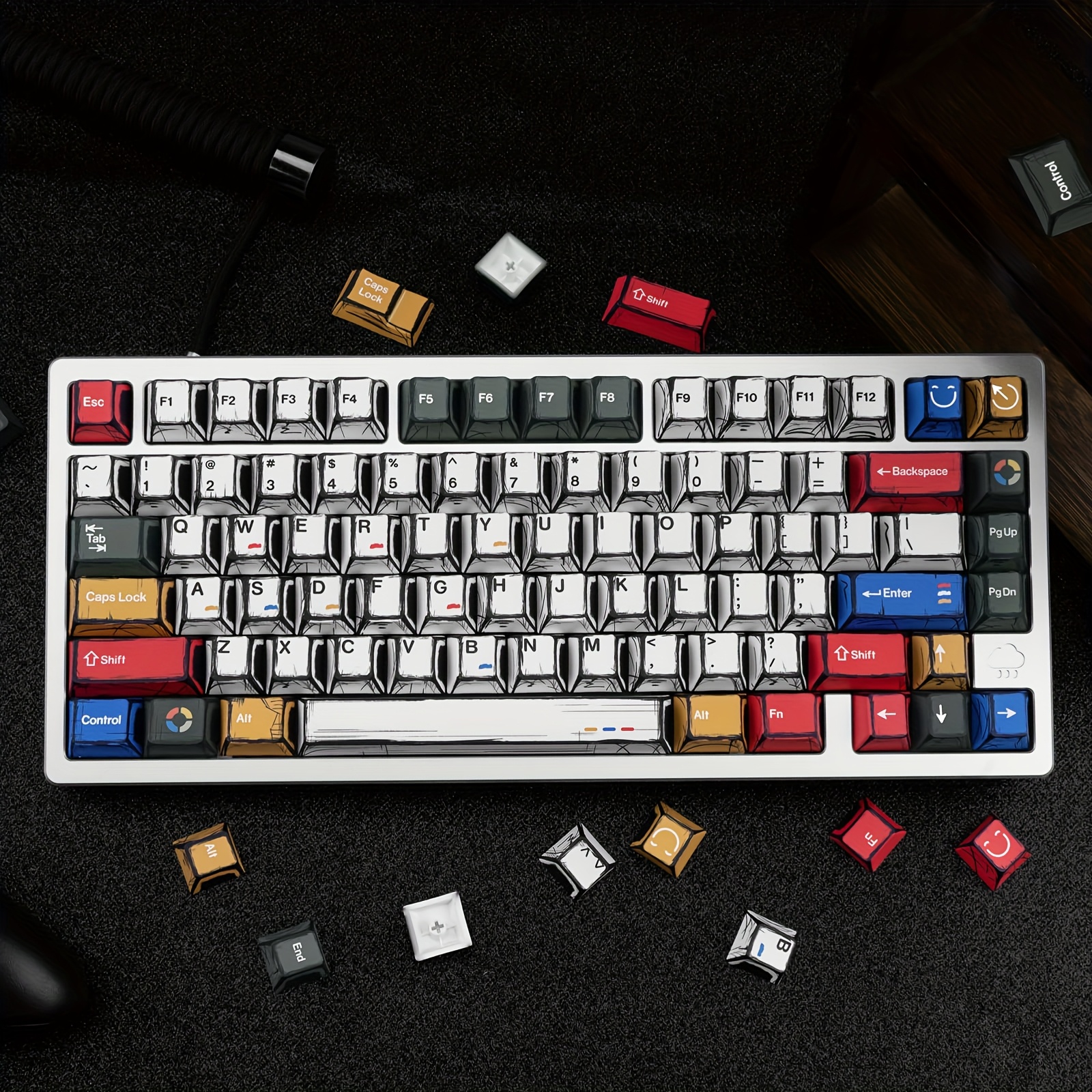 keycaps sold on Temu United States
