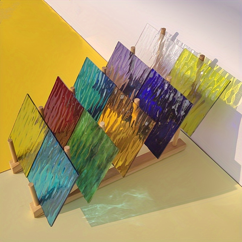 stained glass sheets sold on Temu United States