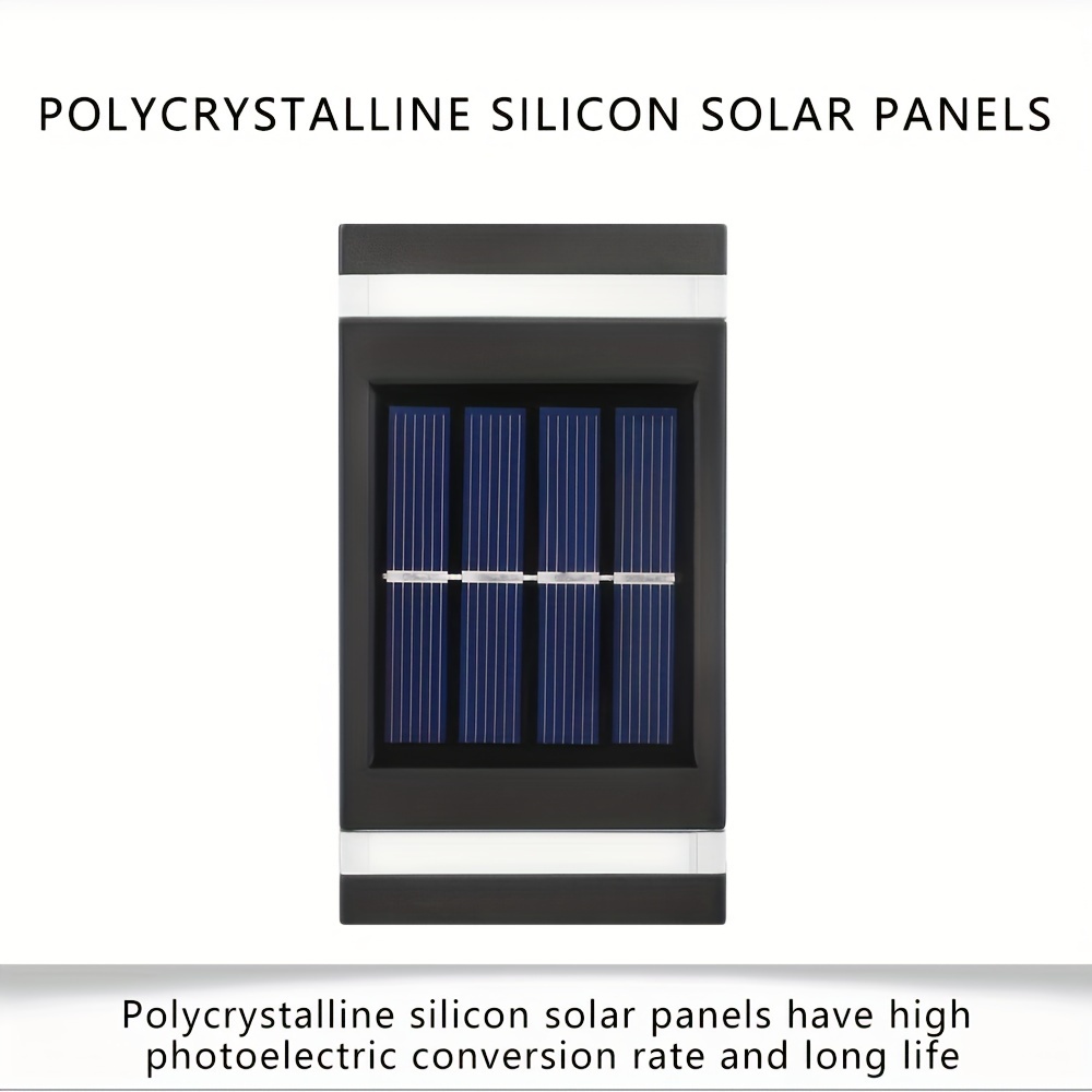 Solar Outdoor Wall Light Installation Solar Wall Light Led - Temu