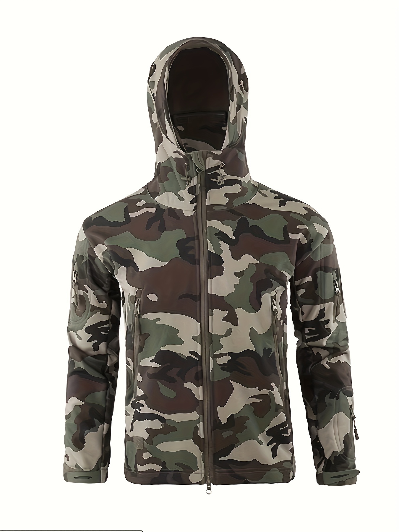 men's camouflage jacket autumn/winter thickened cycling warm men's camouflage jacket autumn/winter thickened cycling warm