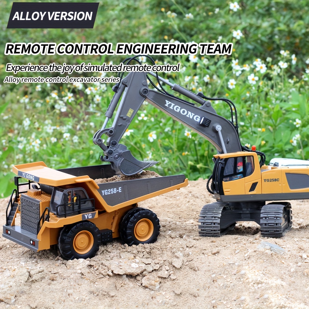 excavator toys sold on Temu Australia
