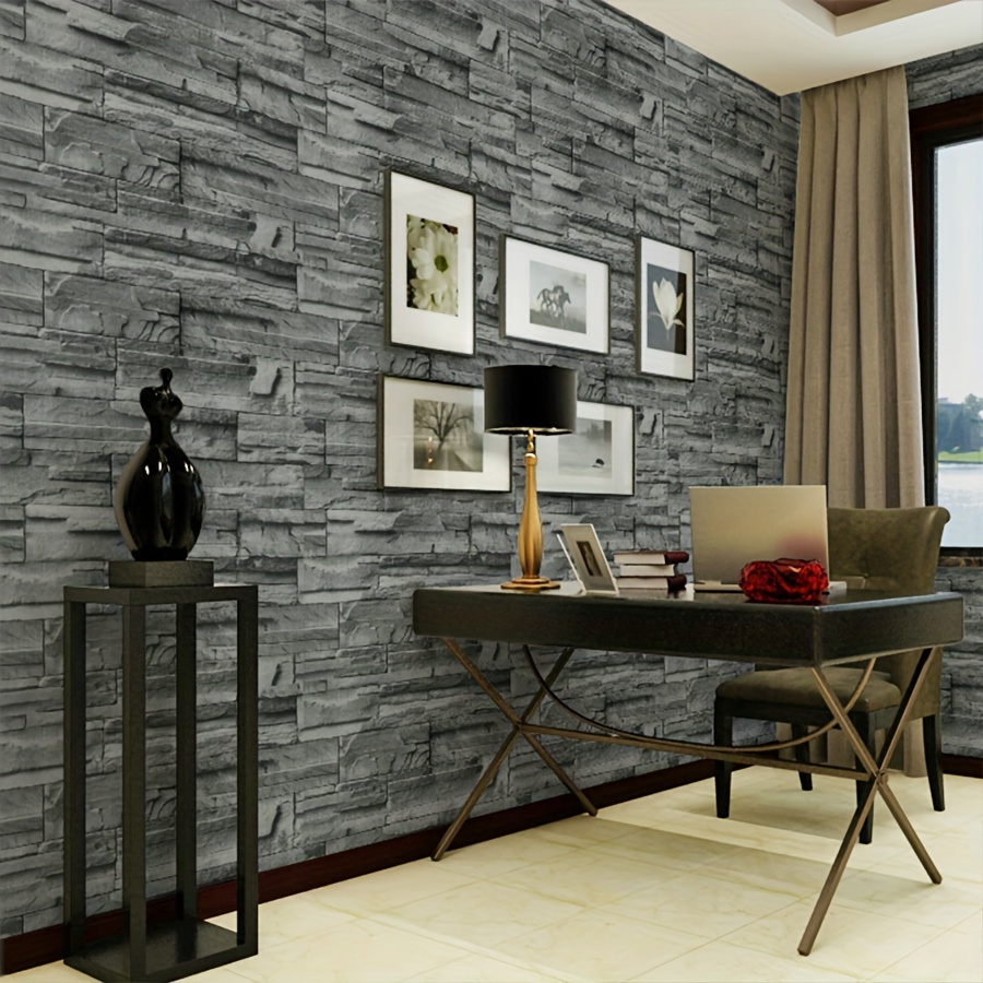 brick wallpaper sold on Temu United States
