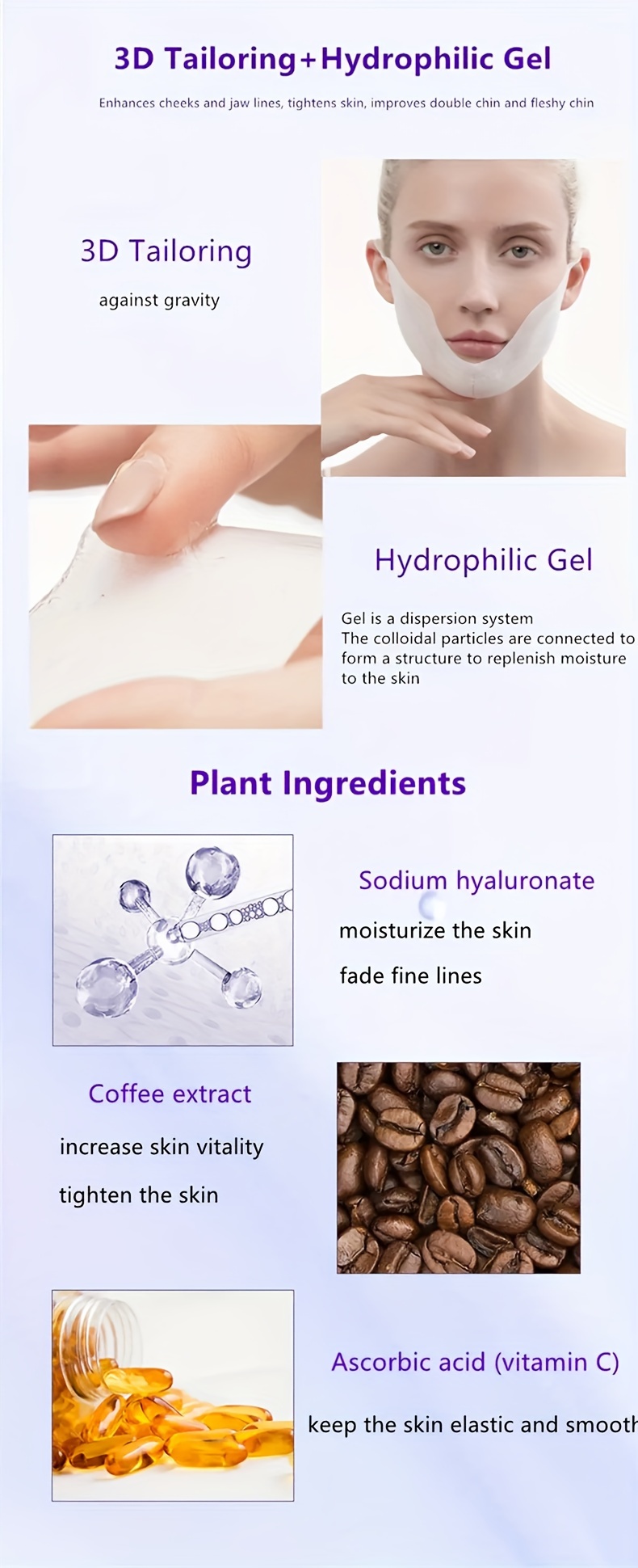 7 Bags Ear Mask V line Lifting Mask Chin Lifting - Temu