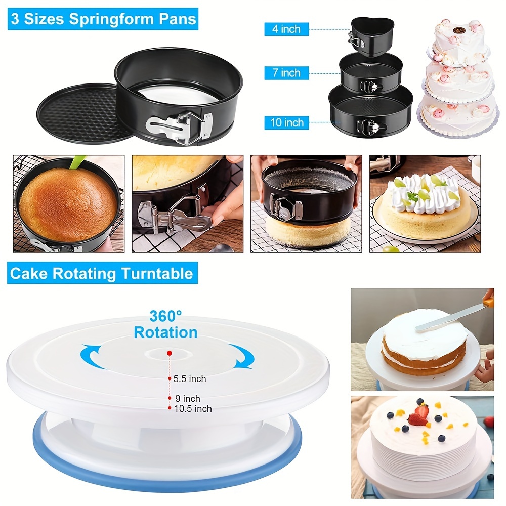 Cake Decorating Supplies Kit Baking Tools Set Cakes Spring - Temu