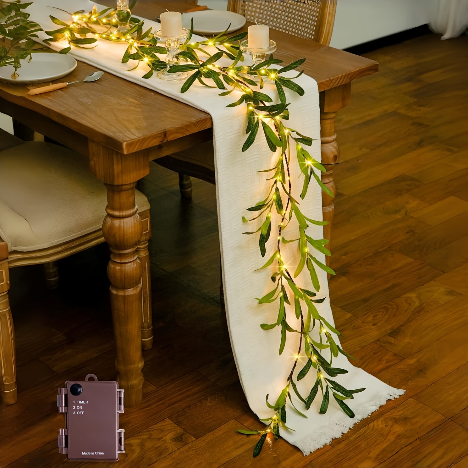 lighted branches battery operated sold on Temu United States