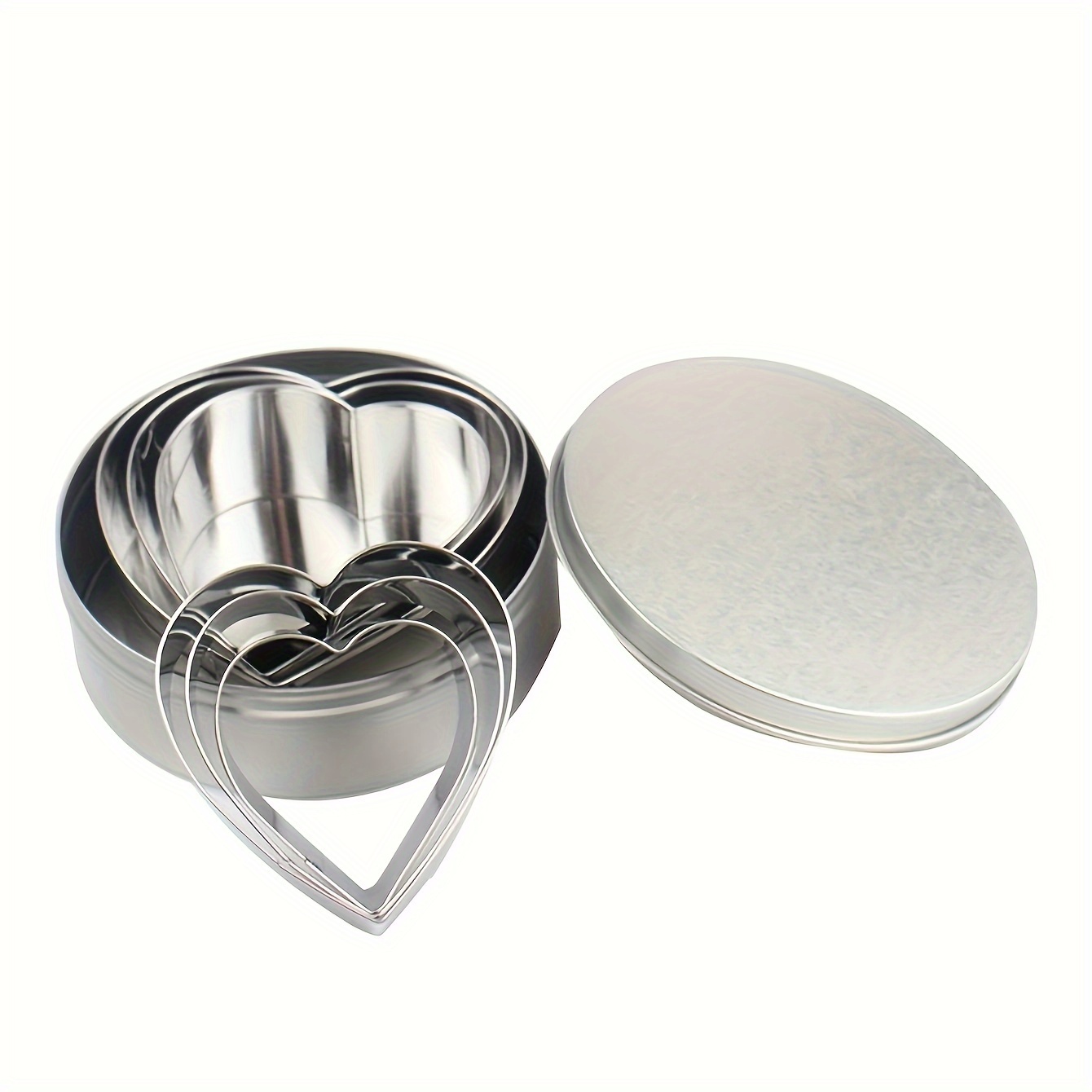 Heart Shaped Stainless Steel Pastry Cutter - Temu United
