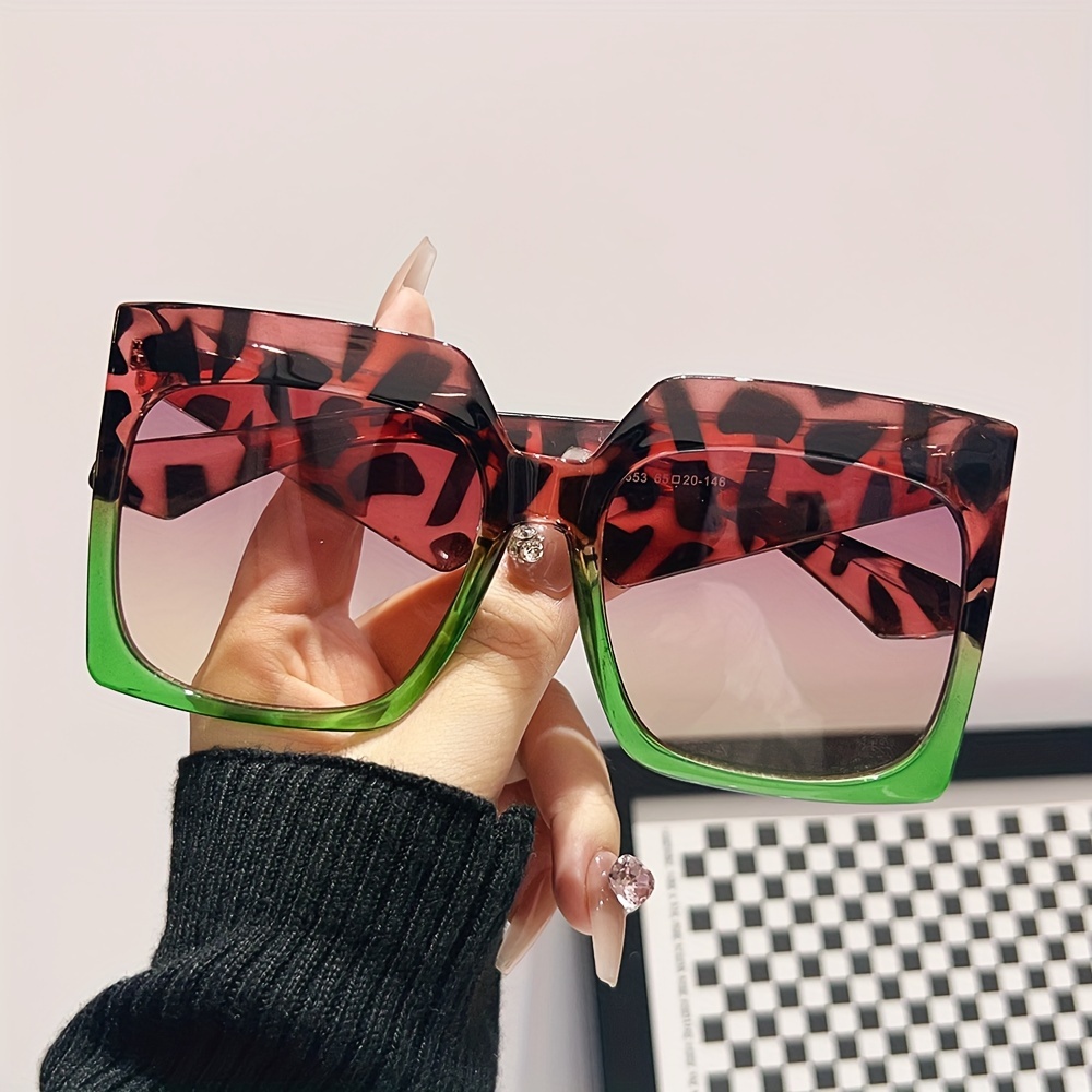 Oversized Fashionable Square Glasses, Mountaineering Eyewear With Pc ...